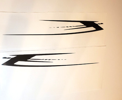 boat hull custom stripes graphics Decals 72" Stickers - Set Of 2 USA ...