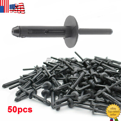 50Pcs Nylon Blind Rivets For Jeep Chrylser Dodge Ford #6500911 | eBay