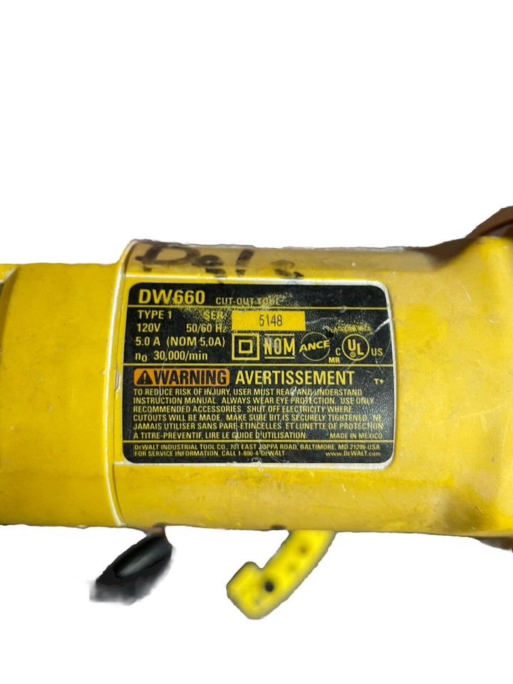 Dewalt DW660 Heavy Duty Corded Cut-Out Tool - 5 Amp | eBay