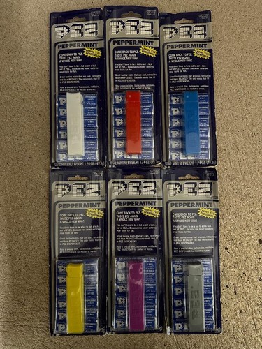 Pez Regular Spender 6er Set bunt Farben Ovp | eBay.de