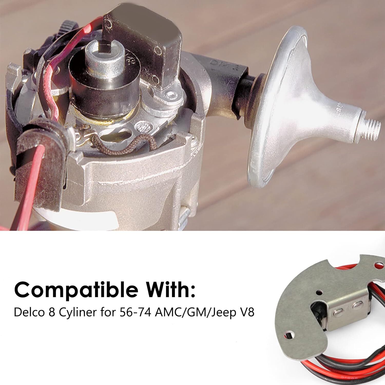 1181 Ignitor Electronic Ignition Conversion Kit for Delco 8 Cylinder ...