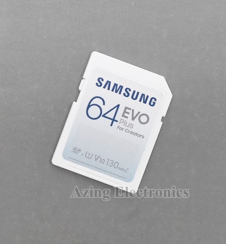 Samsung EVO Plus 64GB SDXC Full Size Memory Card Class 10 U1 MB-SC64K ...