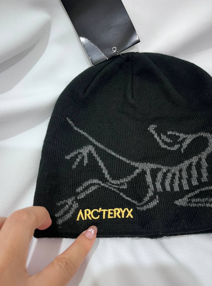 NWT 2025 Arc'teryx Bird Head Toque Beanie Hat Black Orca Merino Wool ...
