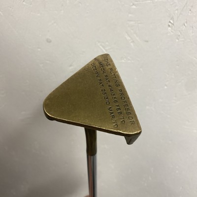 Putting Professor Putter Bronze Triangle 1979 Training Vintage Golf ...