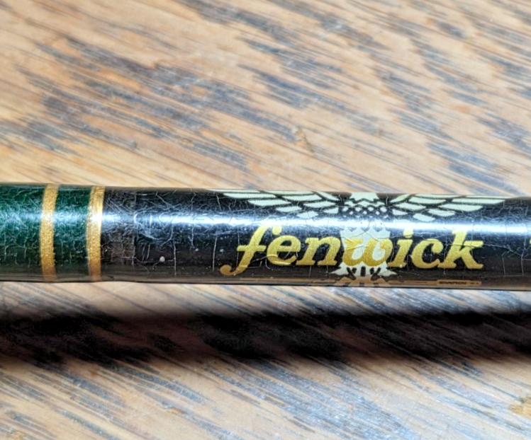 Vintage Fenwick Eagle Graphite Model E55C M Spin Cast Fishing Rod 1 ...