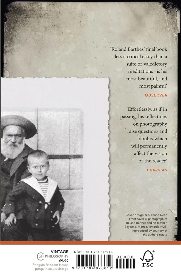 Camera Lucida | Vintage Design Edition | Roland Barthes | Taschenbuch ...