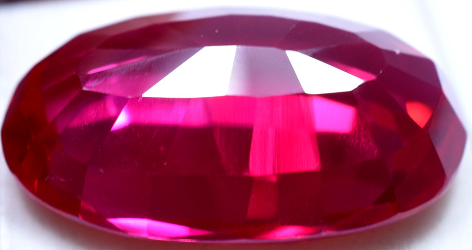 Natural 101.60 Ct Mogok Pink Huge Ruby Sparkling GGL Certified Loose ...