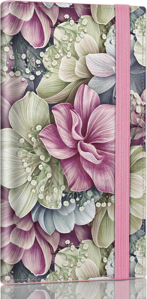 Checkbook Covers for Personal Checkbook, Stylish Pattern PU Leather ...