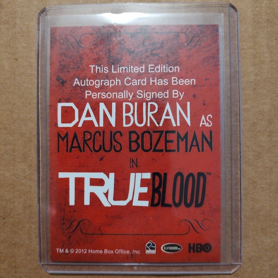 2012 TRUE BLOOD DAN BURAN AUTO CARD | eBay
