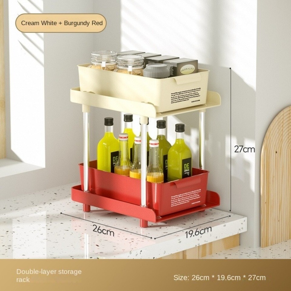 Plastic Sorting Rack 2 Layer Storage Shelf Office Workstation | eBay ...