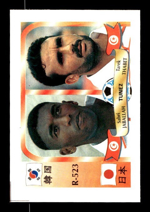 #RS198 SABRI JABALLAH & TAREK THABET Rare 2002 Foreign Soccer Card FREE ...