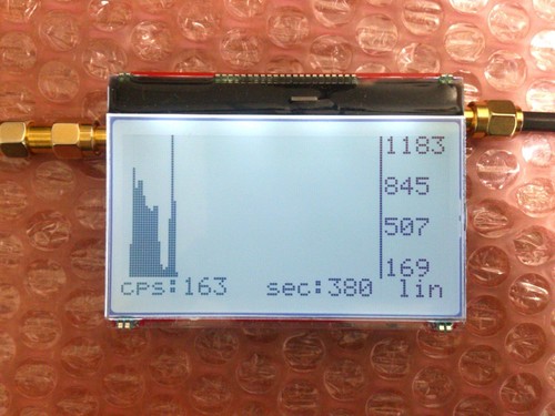 DIY MCA Multichannel Analyzer Module for Hobby Gamma Spectroscopy 10bit ...