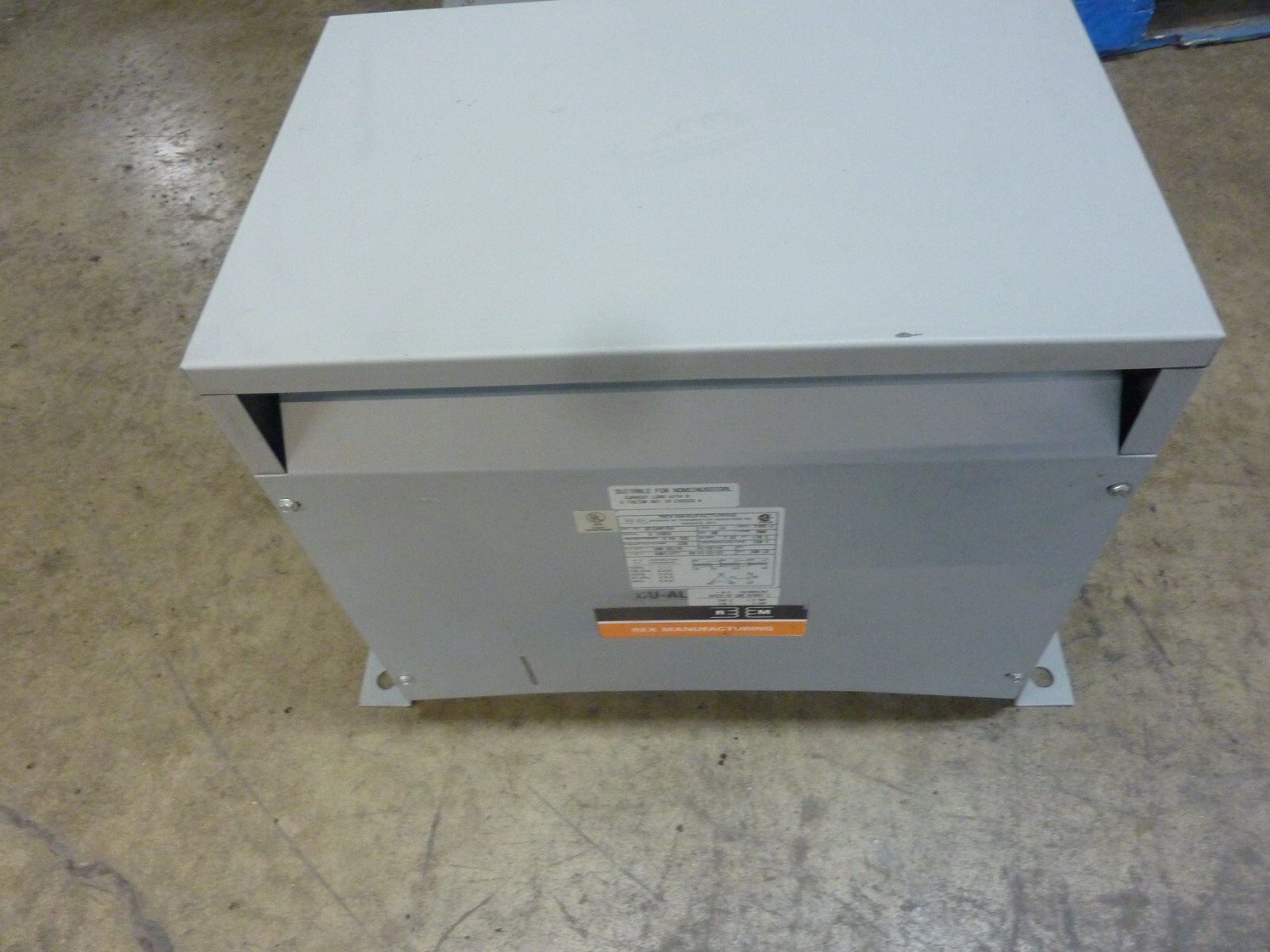 Rex Mfg DC14HP/K4 Isolation Transformer 14KVA 3PH 480v 480Y/277 #24022 ...