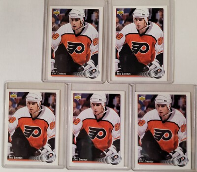 Lot of #5 - 1992 Upper Deck ERIC LINDROS Rookie Card #88 | eBay