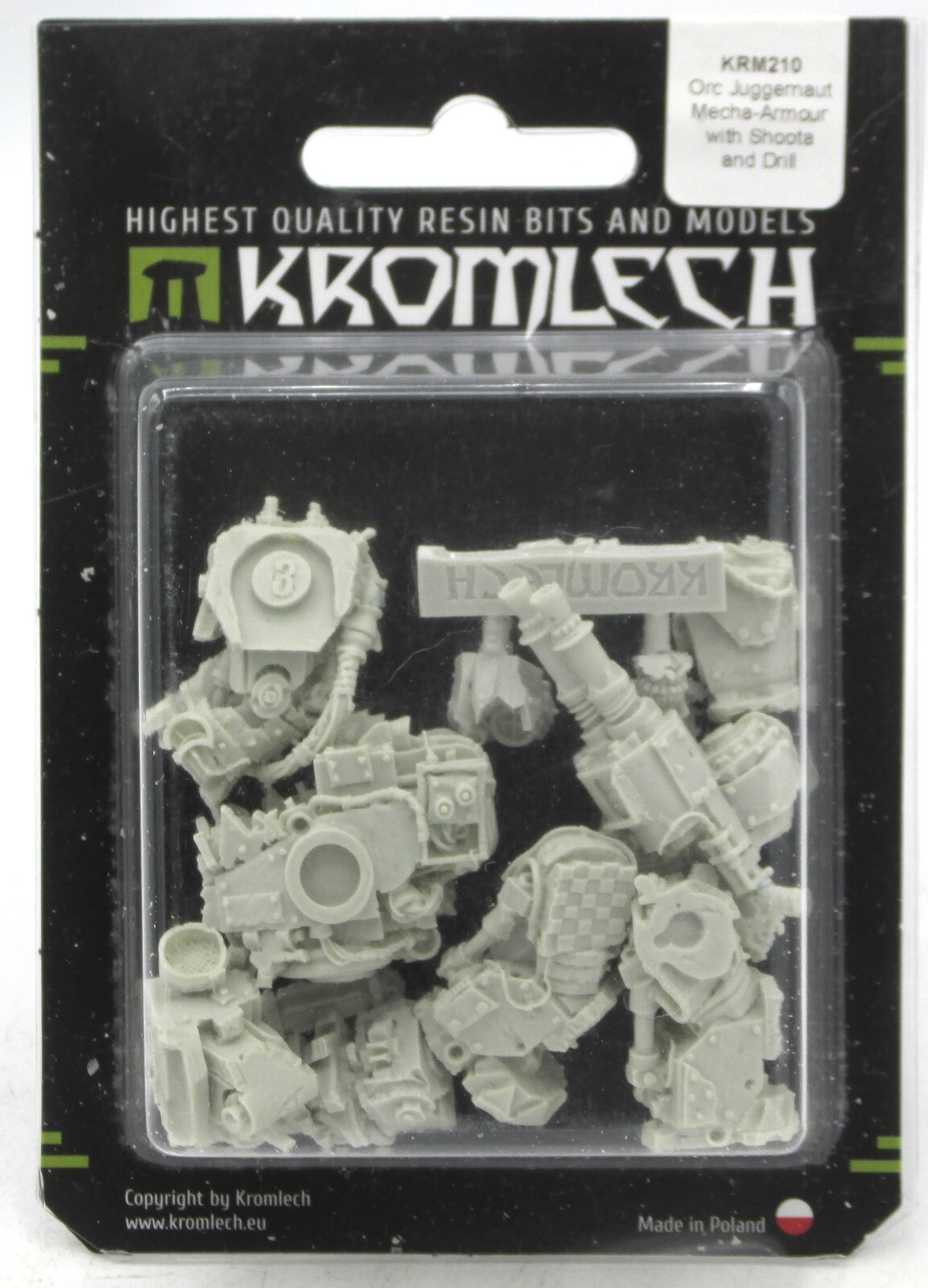 Kromlech KRM210 Orc Juggernaut Mecha-Armour with Shoota and Drill ...