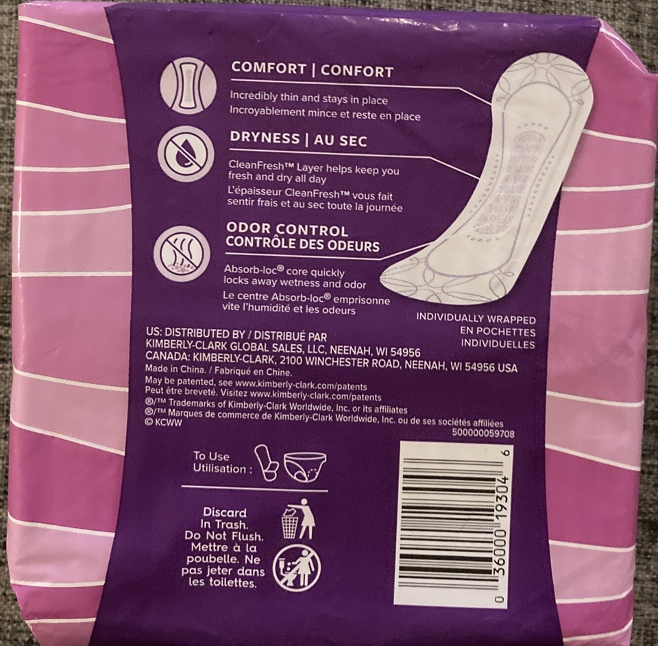 Poise 3-In-1 Long Length Daily Liners-Very Light Absorbency-44ct ...