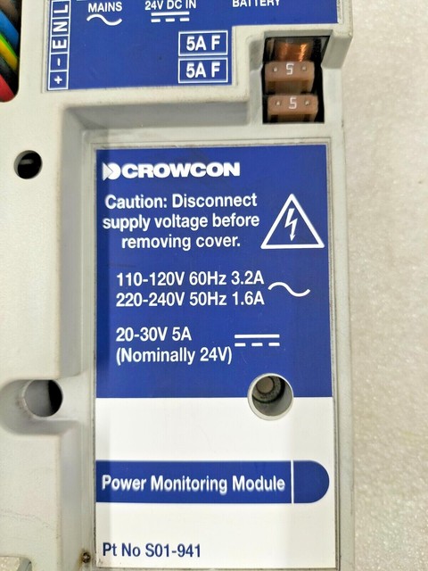 CROWCON S01-941 POWER MONITORING MODULE for sale online | eBay