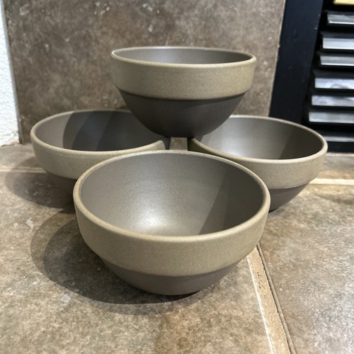 Lot Of 4 Heath Ceramics Rim Line Small Dessert Bowls Cocoa 4.5x2.5” | eBay