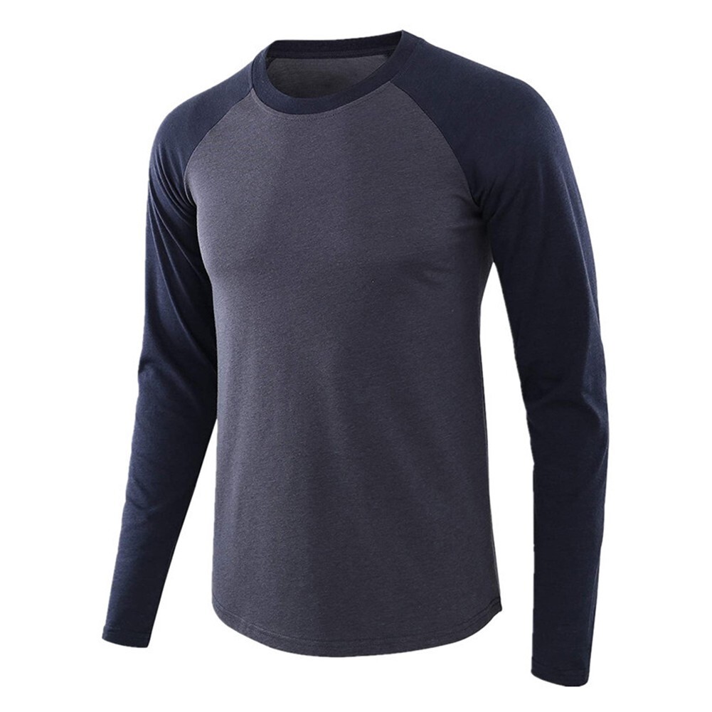 Stay Stylish and Fit with our Muscle Enhancing Crew Neck Tee Long ...