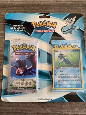 2006 SEALED POKEMON Blister Pack! CRYSTAL GUARDIANS x LEGEND MAKER ...