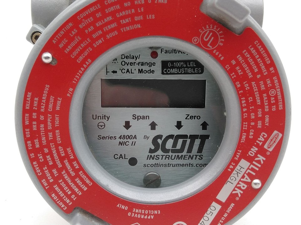 Scott Instruments 4888 Series NIC II 4800A Combustible Gas Transmitter ...