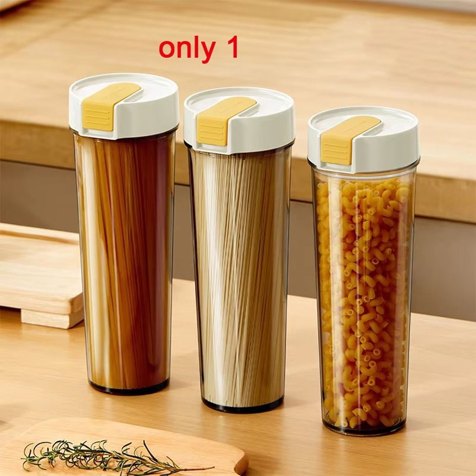 Spaghetti Storage Container - Sealed Pasta Box, Moisture-Proof Silicone ...