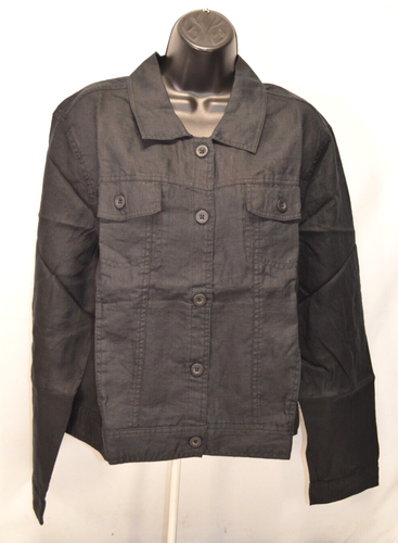 NWT Quince 100% European Linen Jacket Black Size XL | eBay