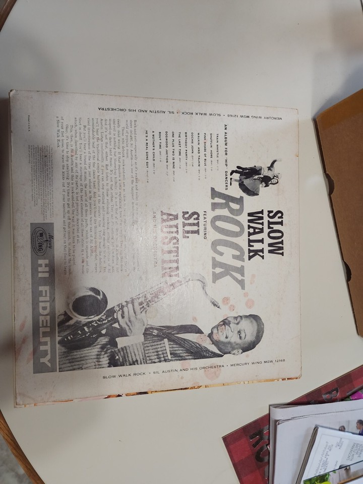 SIL AUSTIN Slow Walk Rock An Album for Hip Dancers LP MERCURY MONO DG ...