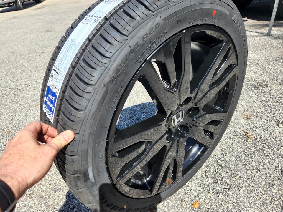 20" Gloss Black Fits Honda CRV Wheels & Tires HRV High Gloss Rims 20x8 ...