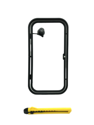 Fly Screen Port Set Flyscreen porthole to access window locks | eBay