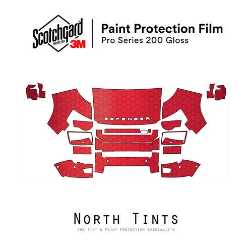 Land Rover Defender 2020-2026 3M PRO PreCut Paint Protection Film Clear ...