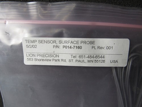 Lion Precision P014-7160 Temp Sensor Surface Probe | eBay