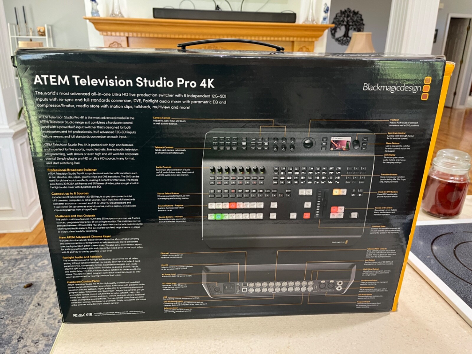 Blackmagic ATEM TV STUDIO PRO 4K Television Production Switcher | eBay