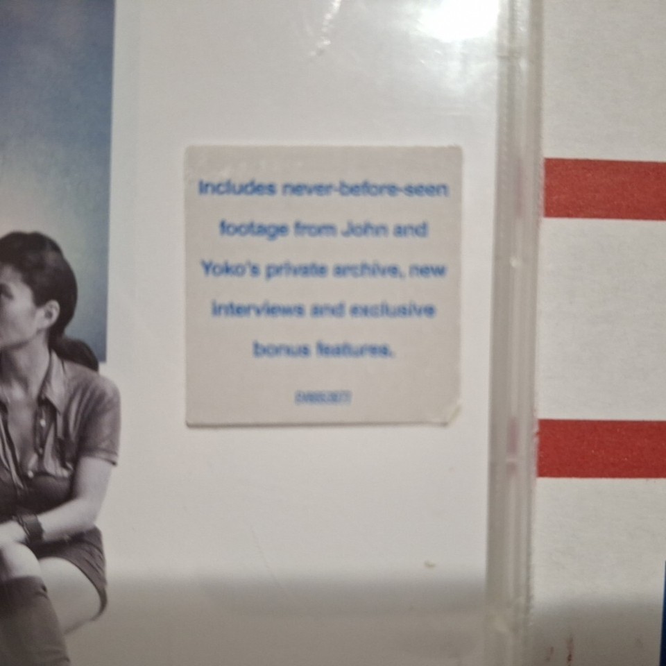 John & Yoko Above US Only Sky DVD Lennon George Harrison Paul McCartney ...