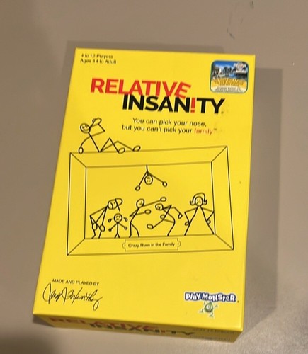 Relative Insanity Adult Family Party Game Jeff Foxworthy Card Game ...