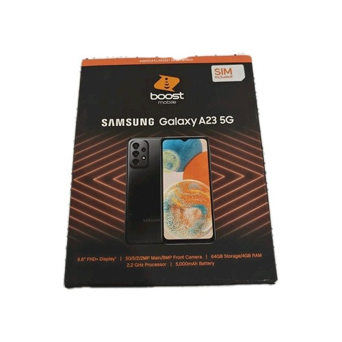 Samsung Galaxy A23 5G - 64 GB - Awesome Black (Boost Mobile) for sale ...