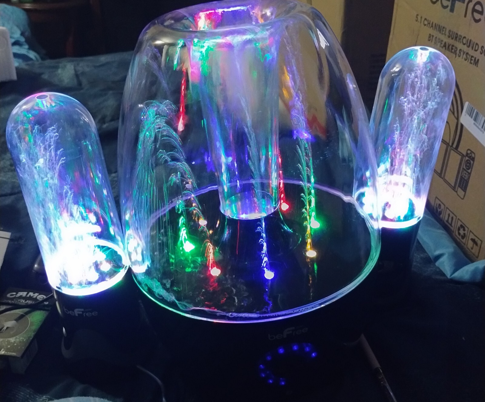BEFREE SOUND 2.1 CHANNEL BLUETOOTH MULTIMEDIA LED DANCING WATER SOUND ...