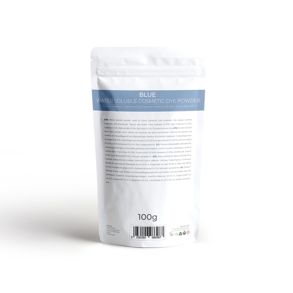 Mystic Moments BLUE Water-Soluble Cosmetic Dye Powder 1Kg | eBay