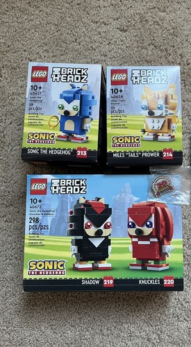 Lego 40672 Knuckles & Shadow, Sonic the Hedgehog, Tails, Brickheadz And ...