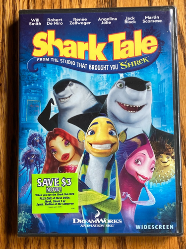 SHARK TALE (DVD, 2005, Widescreen) BRAND NEW FACTORY SEALED | eBay