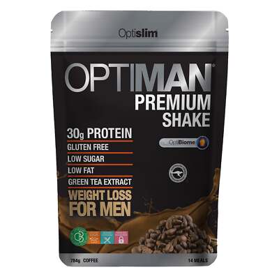 Optislim Optiman Premium Shake Coffee 784g | eBay Australia