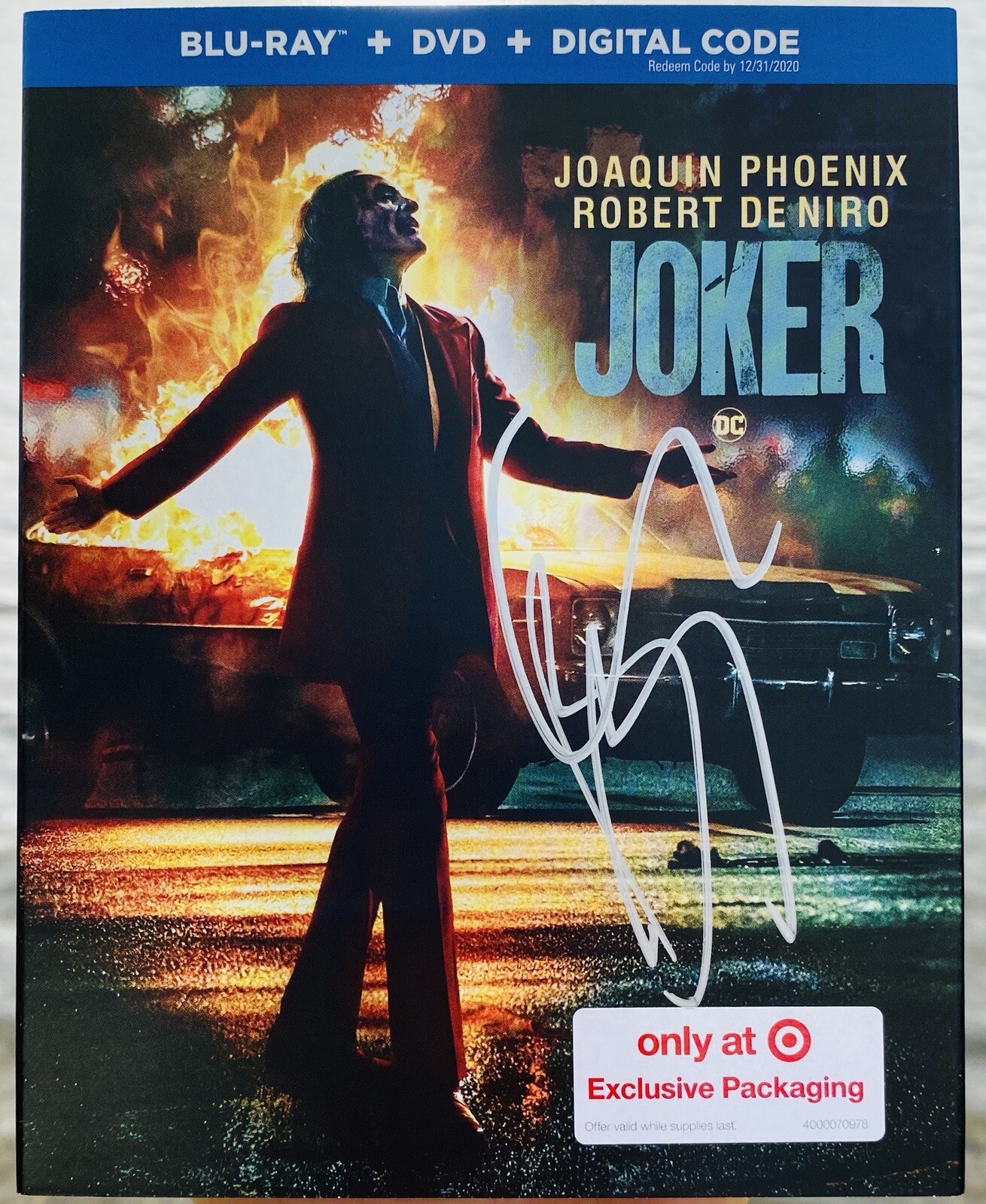 JOKER BLU-RAY SLIPCOVER ONLY SIGNED BY BRYAN CALLEN NEW EXCELLENT | eBay