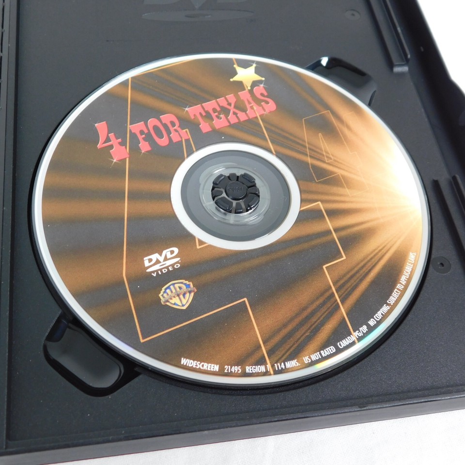 4 for Texas 1963 DVD 2001 Frank Sinatra Dean Martin Anita Ekberg Ursula ...