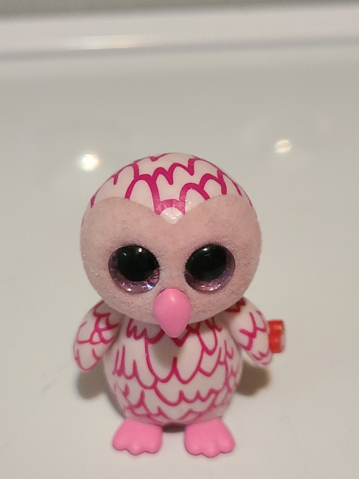 Pinky The Pink Owl TY Beanie Boos - Mini Boo Figure (2 inch), Cake ...