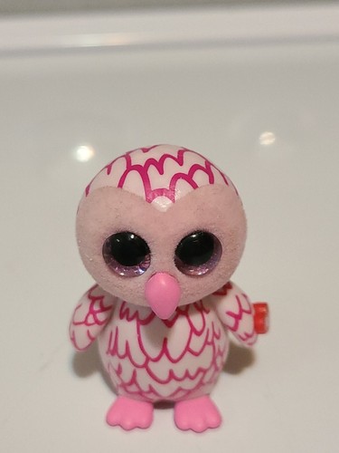 Pinky The Pink Owl TY Beanie Boos - Mini Boo Figure (2 inch), Cake ...