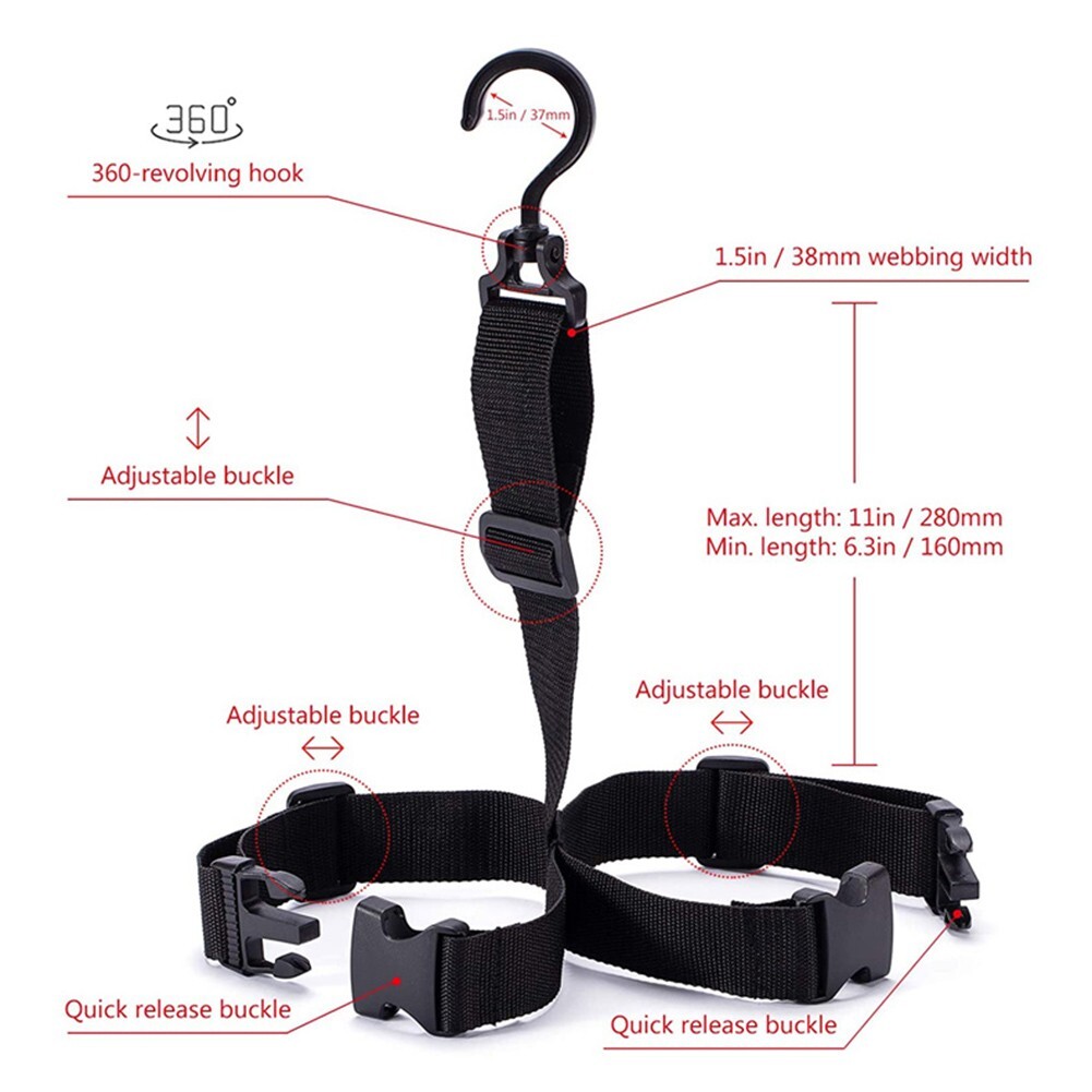 Fishing Wader Boots Hanger Rain Shoes Hanger Strap Belt Drying Rack ...