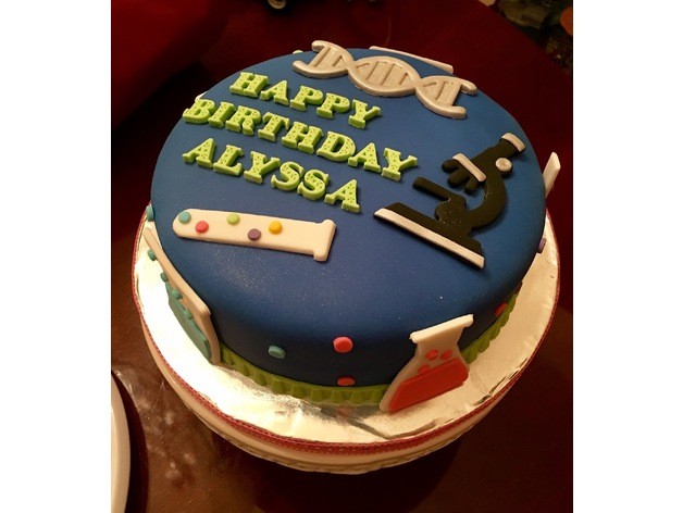 Microscope Science Cookie Pastry Biscuit Cutter Icing Fondant Clay ...