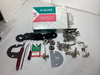 SINGER Sewing Machine Attachments Kit 328K - Original Box & Some Parts ...