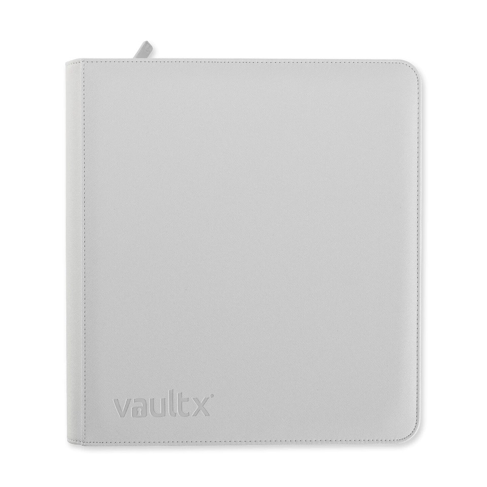 Vault X White Edition 12 Pocket Exo-Tec Zip Binder - New & Boxed VaultX ...