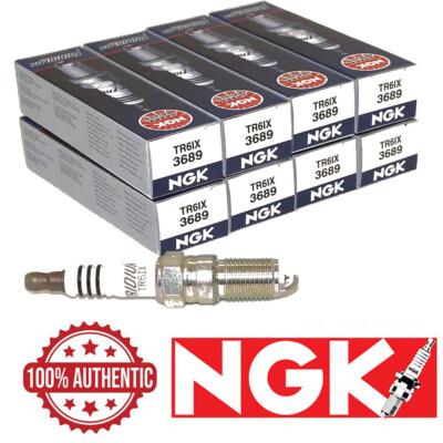 NGK TR6IX SPARK PLUG IRIDIUM POWER 8-PIECES (3689) MADE IN JAPAN | eBay